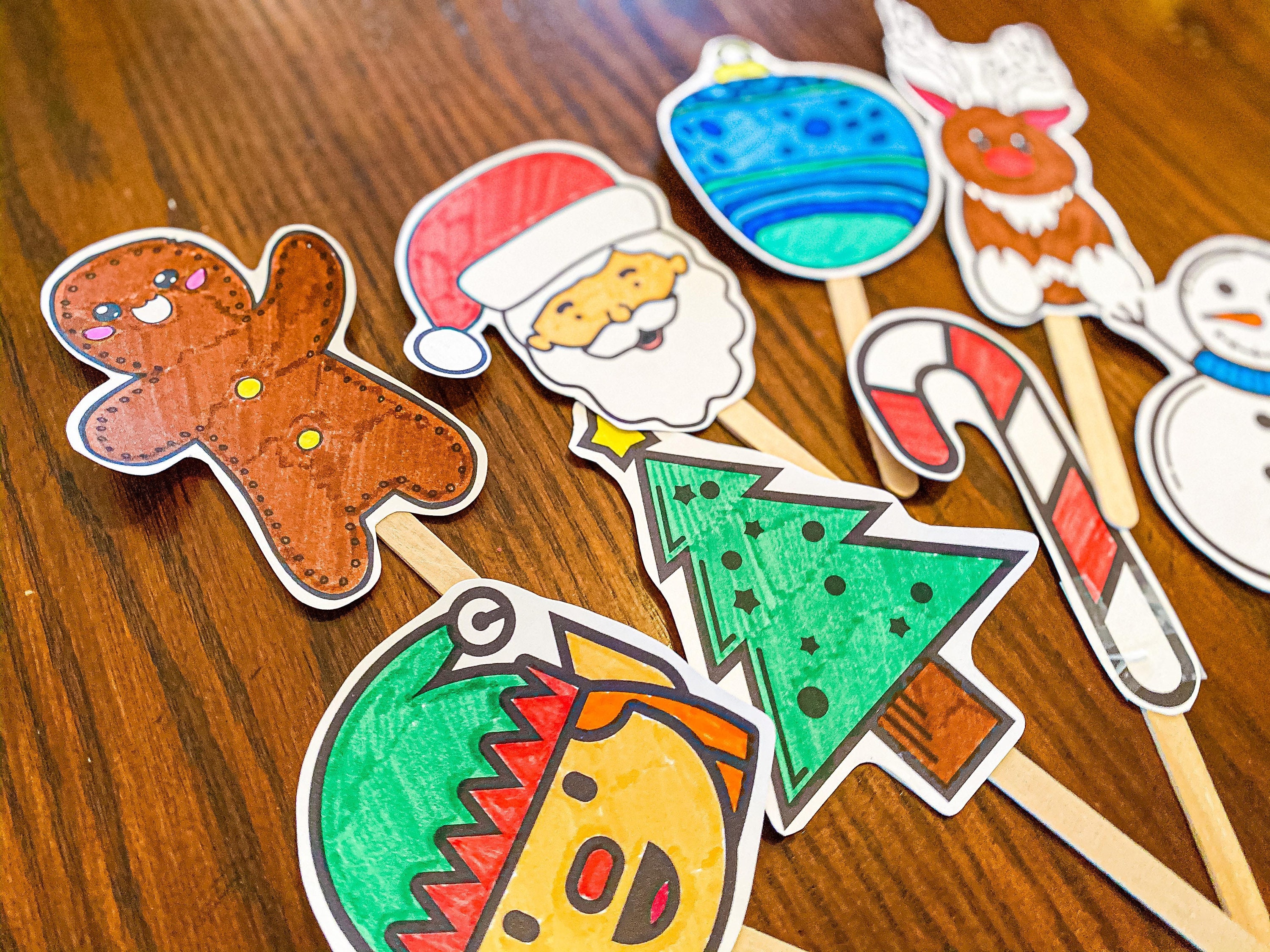 Christmas Puppets Printable | Printable Christmas Puppets for ...