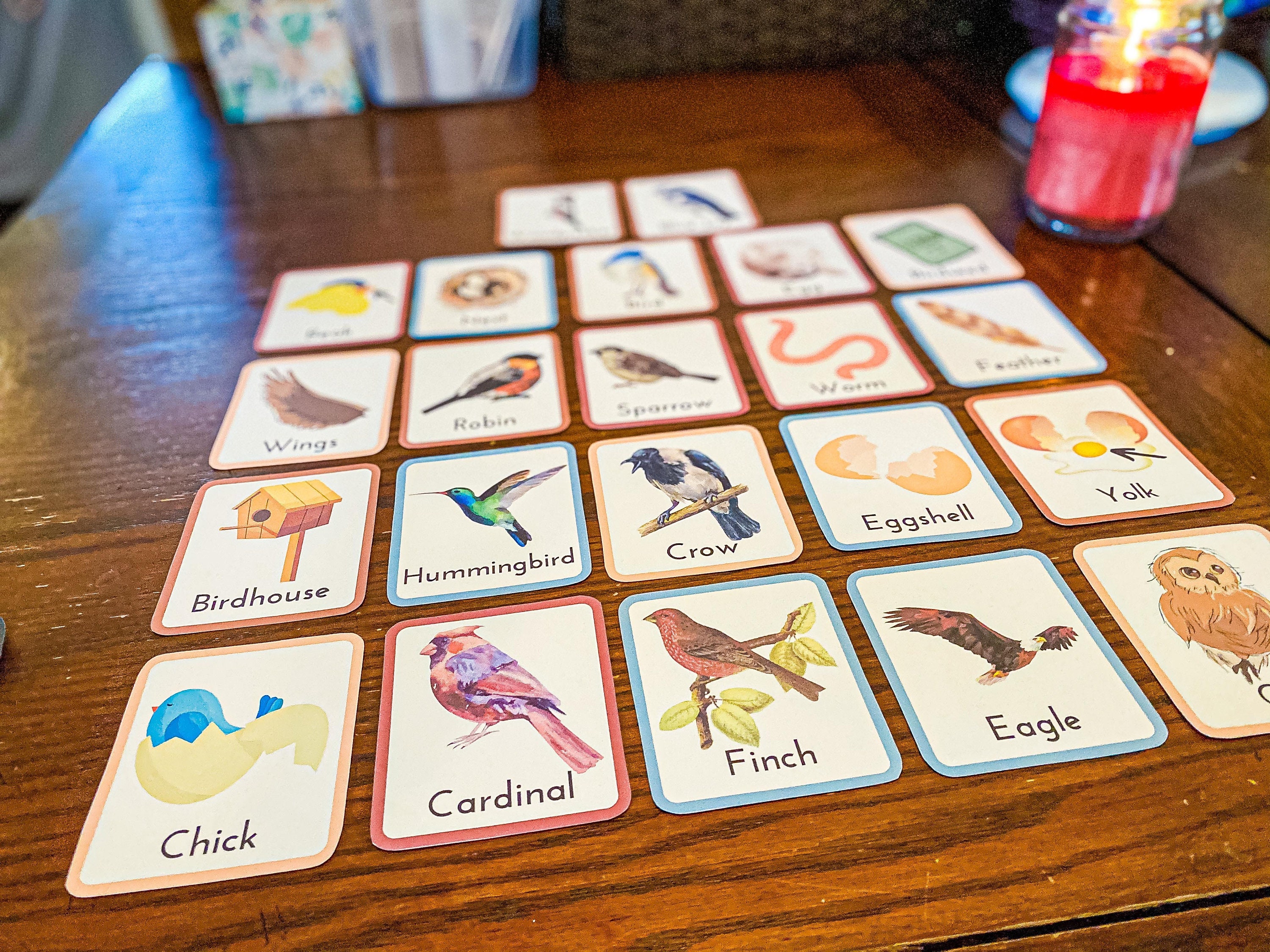 Bird Flashcards for Preschoolers | Bird Theme Pre-k Homeschool Unit ...