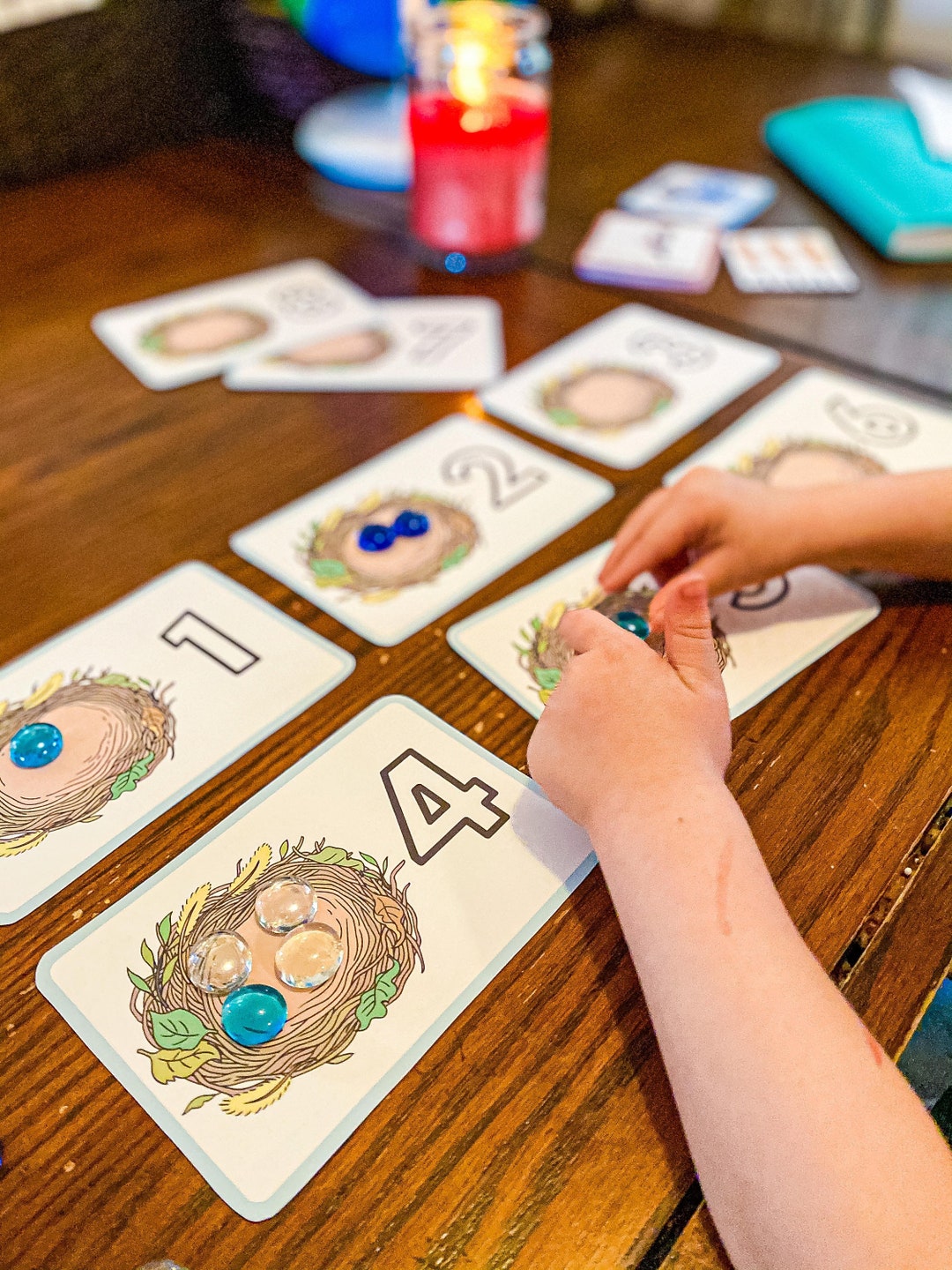 Egg Count and Trace Mats | Counting and Number Recognition Printable ...