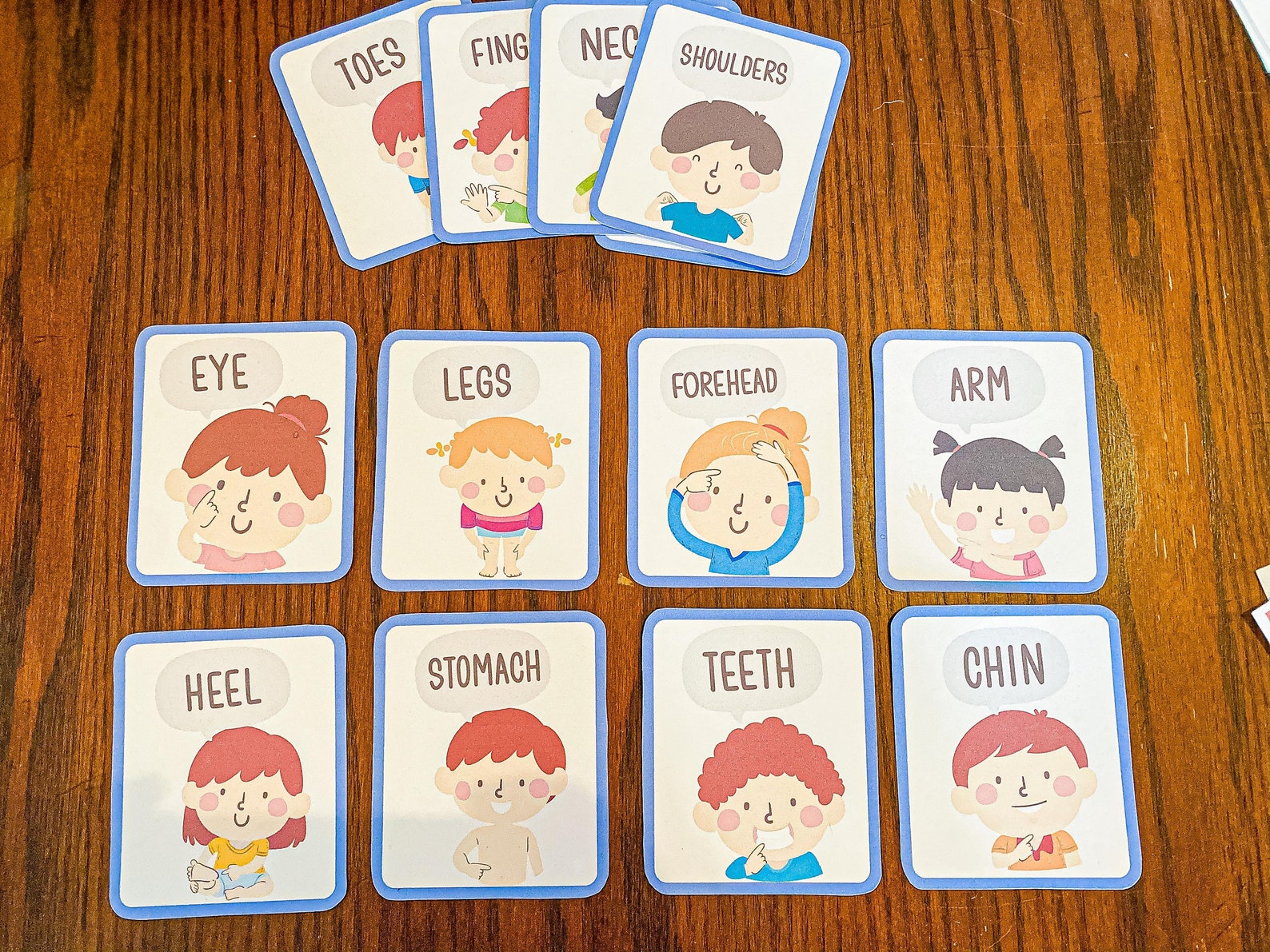 Body Part Flashcards | Printable Flashcards to Teach Preschoolers About ...