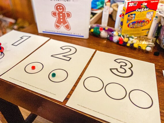 Toy Number Hunt Worksheet Set for Toddlers Play-Based | Etsy