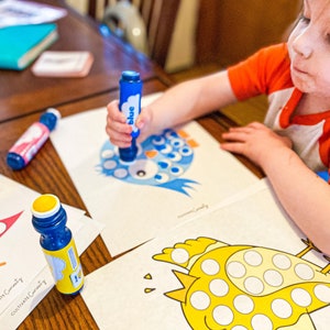 Bird Dot Marker Pack Printable Bird Theme Homeschool Packet for ...