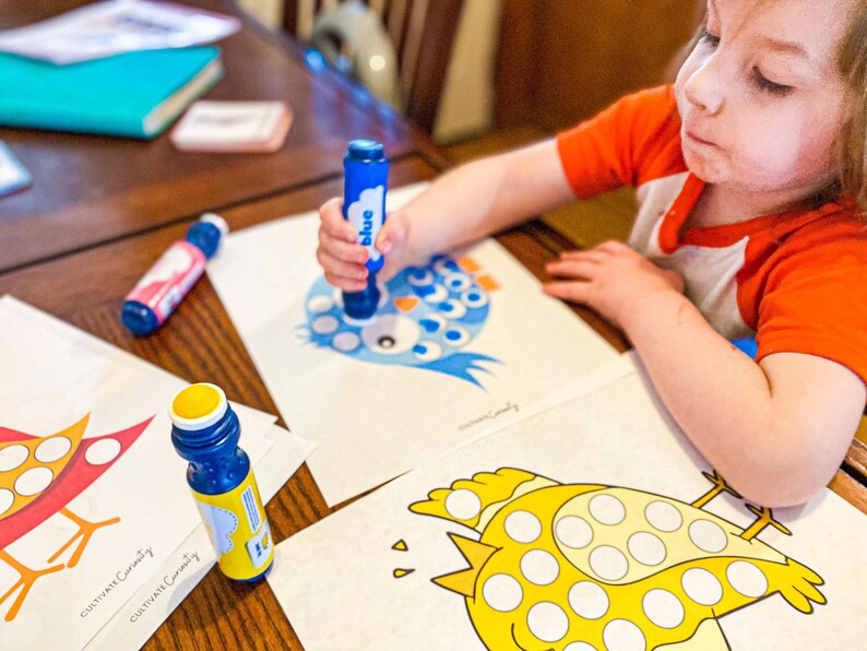 Bird Dot Marker Pack Printable Bird Theme Homeschool Packet for ...