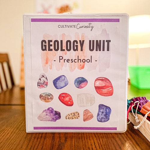 Geology Unit Study Preschook Pre-k Kindergarten | Etsy