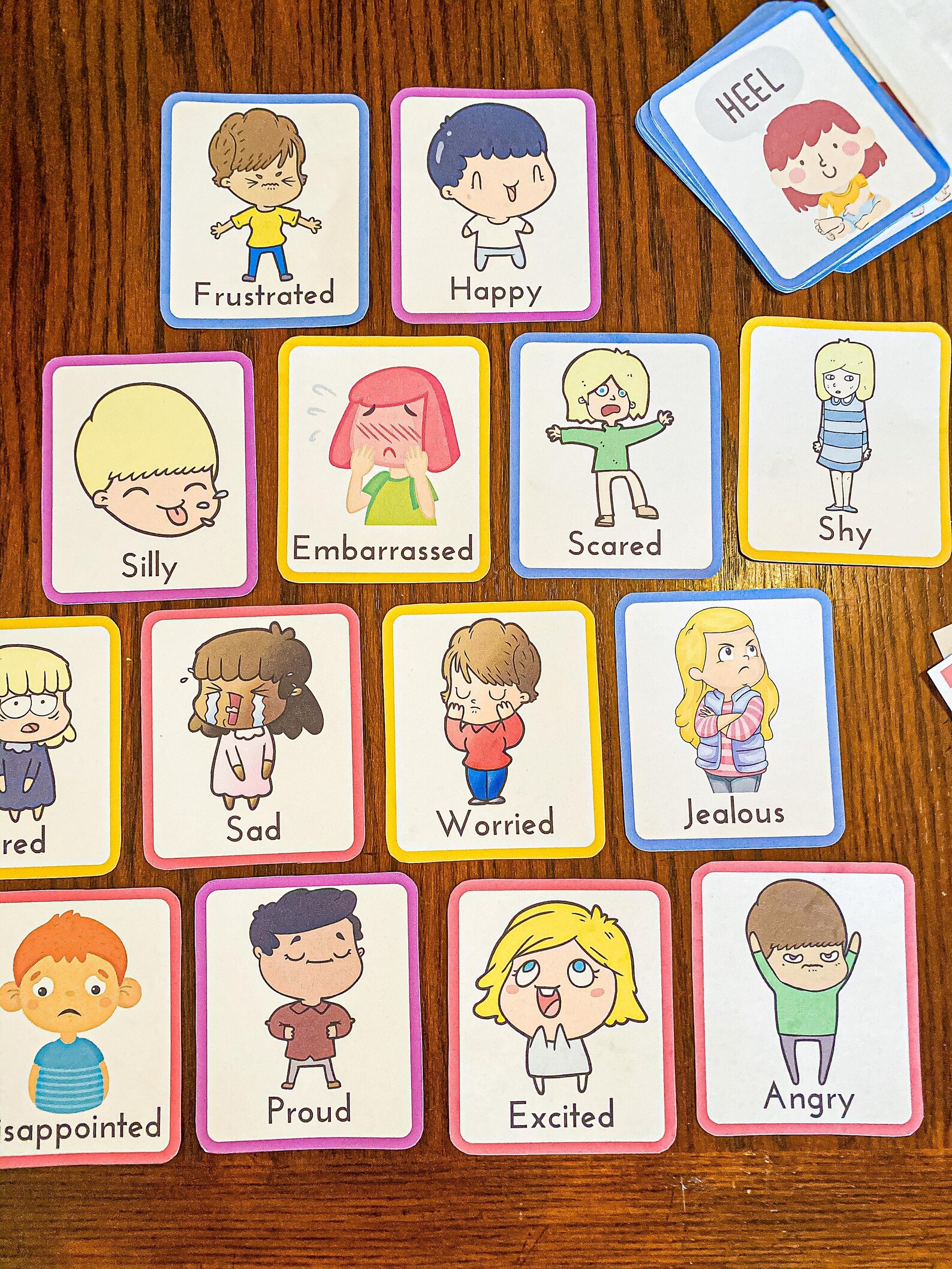 Emotion Flashcards for Preschoolers | Printable Flashcards to Teach ...