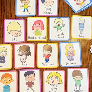 Emotion Flashcards for Preschoolers | Printable Flashcards to Teach ...