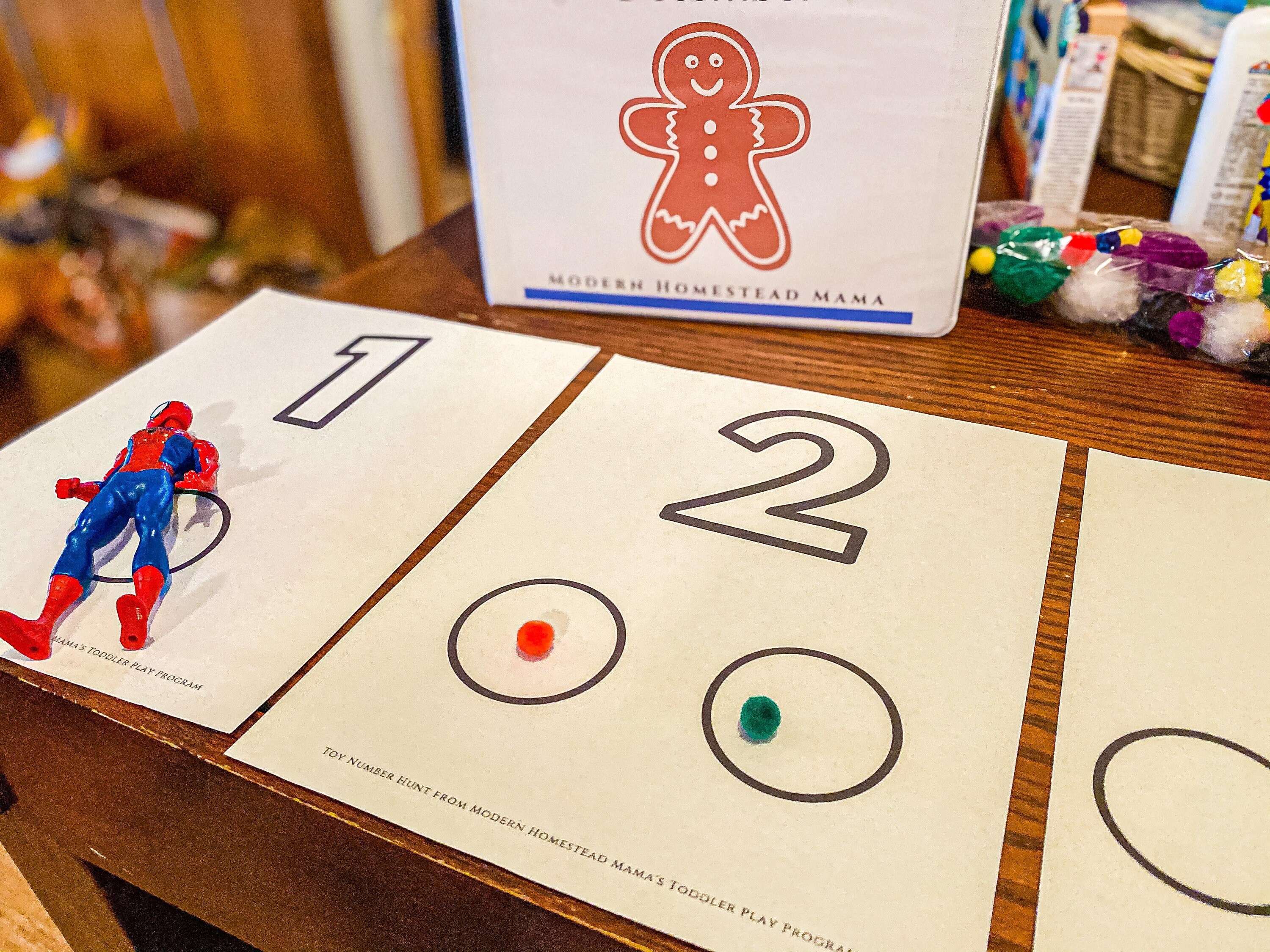 Toy Number Hunt Worksheet Set for Toddlers | Play-based Open-ended Play ...