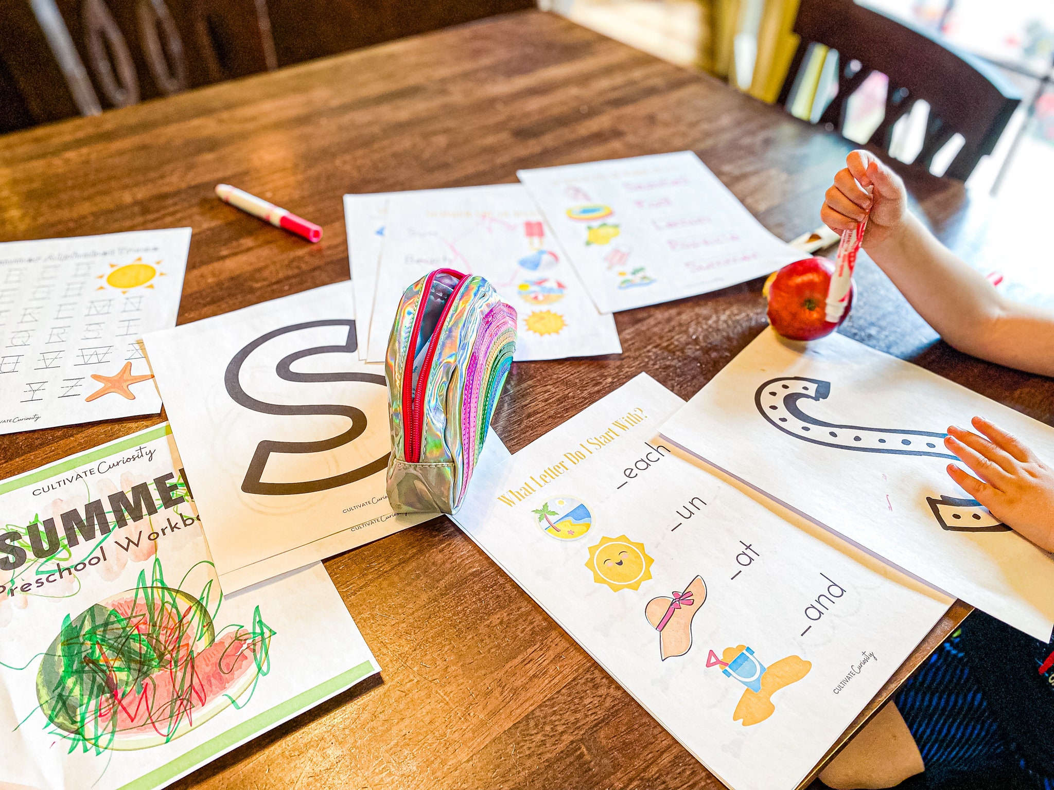 Summer Pre-k Workbook | Workbook for Preschoolers, Toddlers, and ...