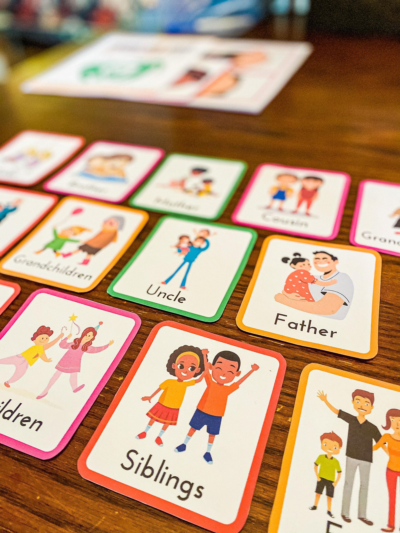 Family Member Flashcards Printable PDF Family Members Preschool Family ...