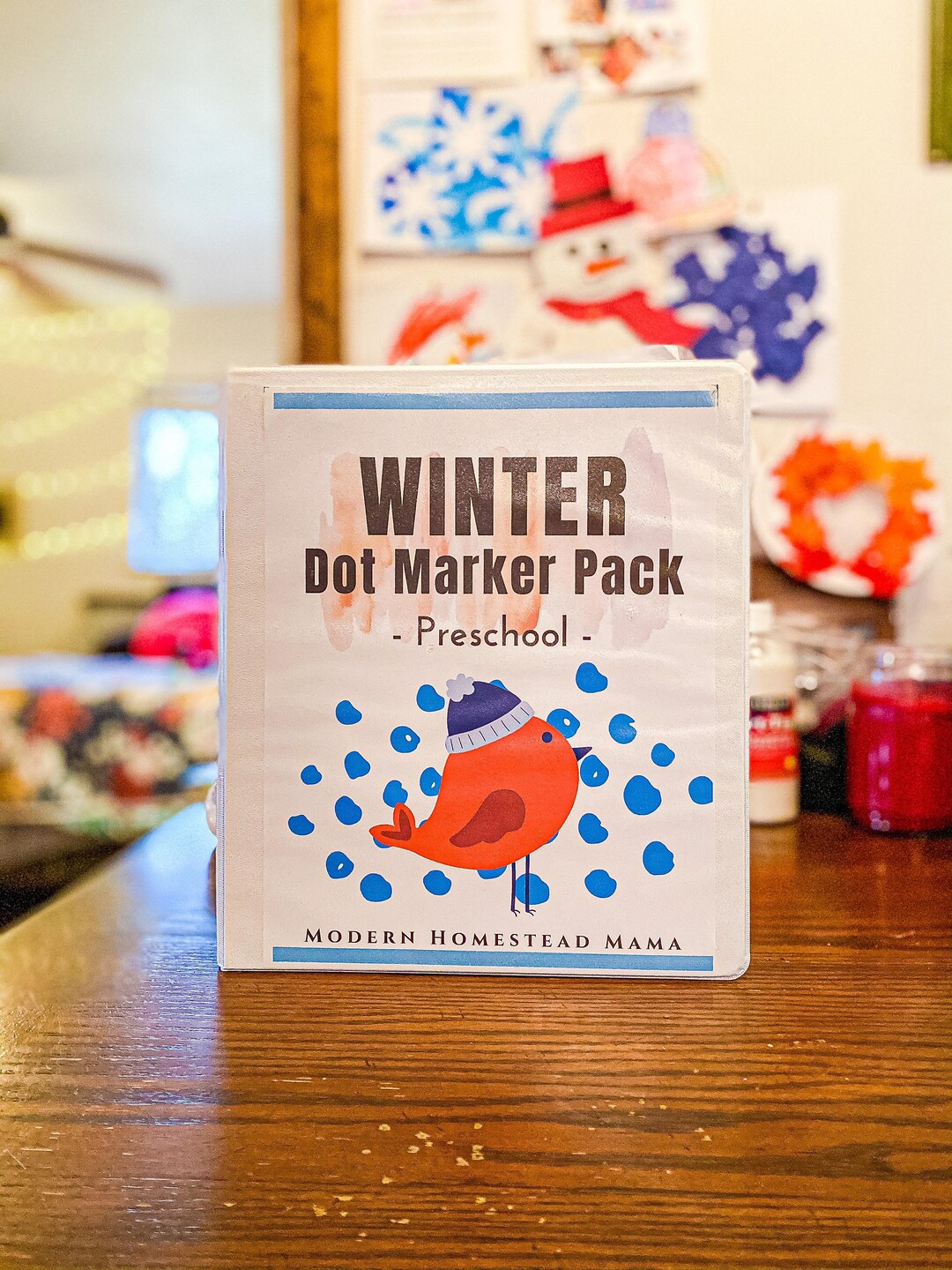 Winter Dot Marker Pack Printable Winter Theme Homeschool Packet for ...