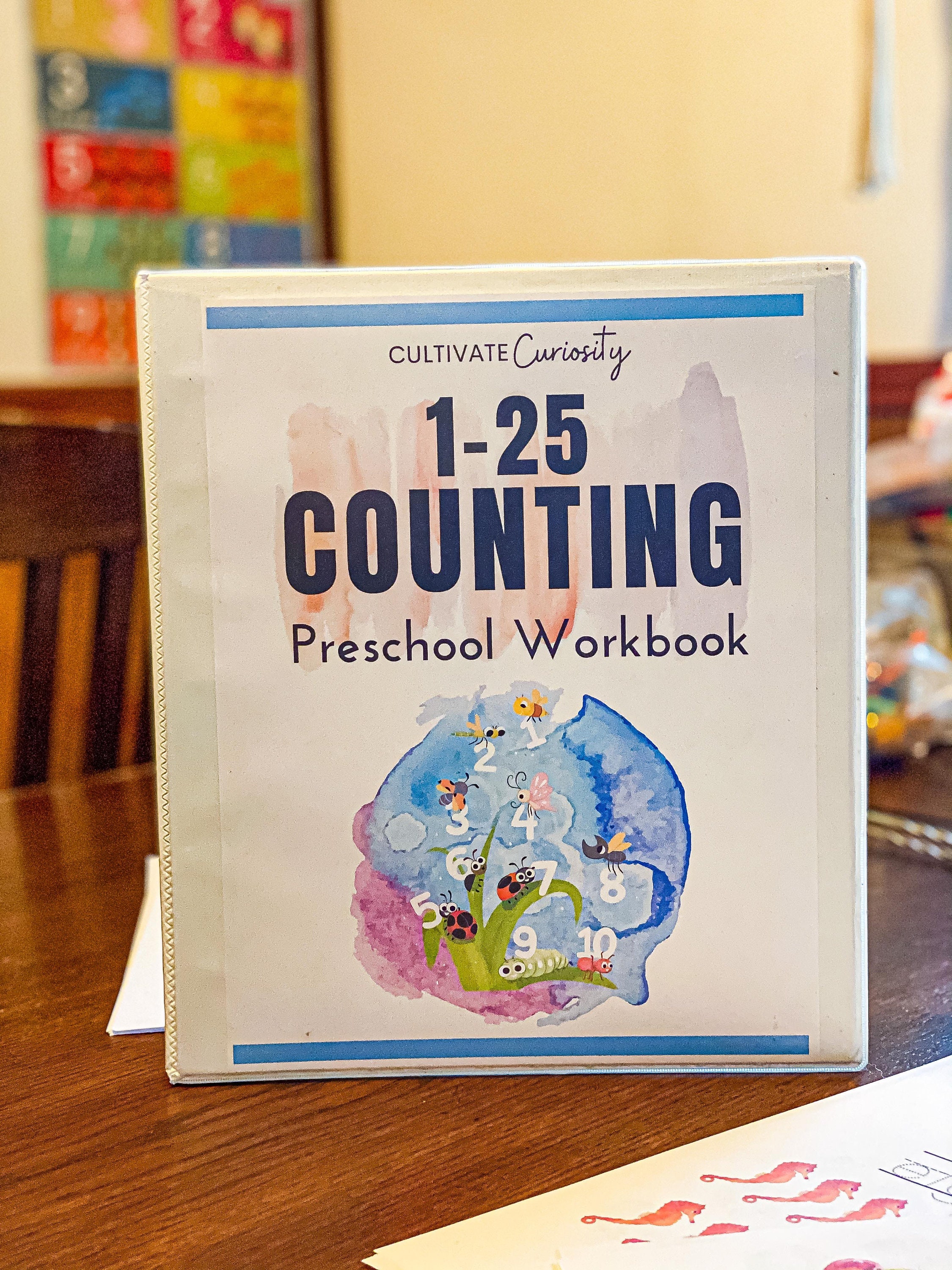 1-25 Counting Workbook for Preschoolers Toddlers | Etsy