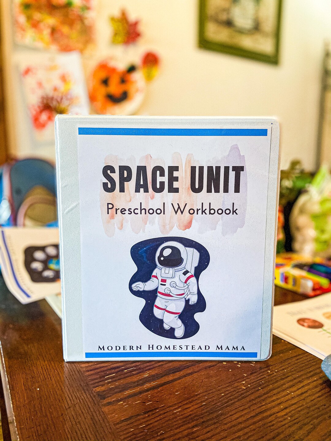 Space Pre-k Workbook | Homeschool Printable Bundle Pack of Space ...