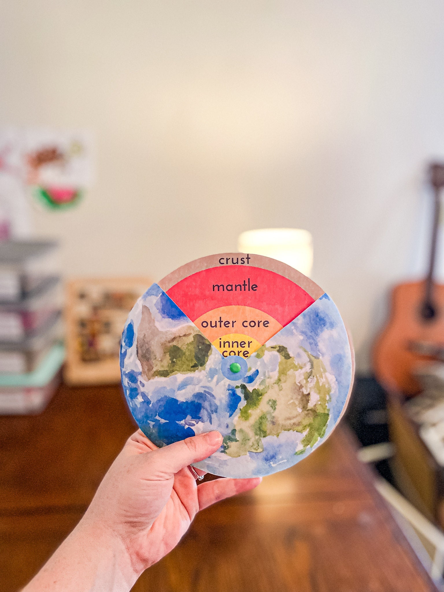 Earth Layers Printable Craft for Homeschool Preschool Pre-k - Etsy