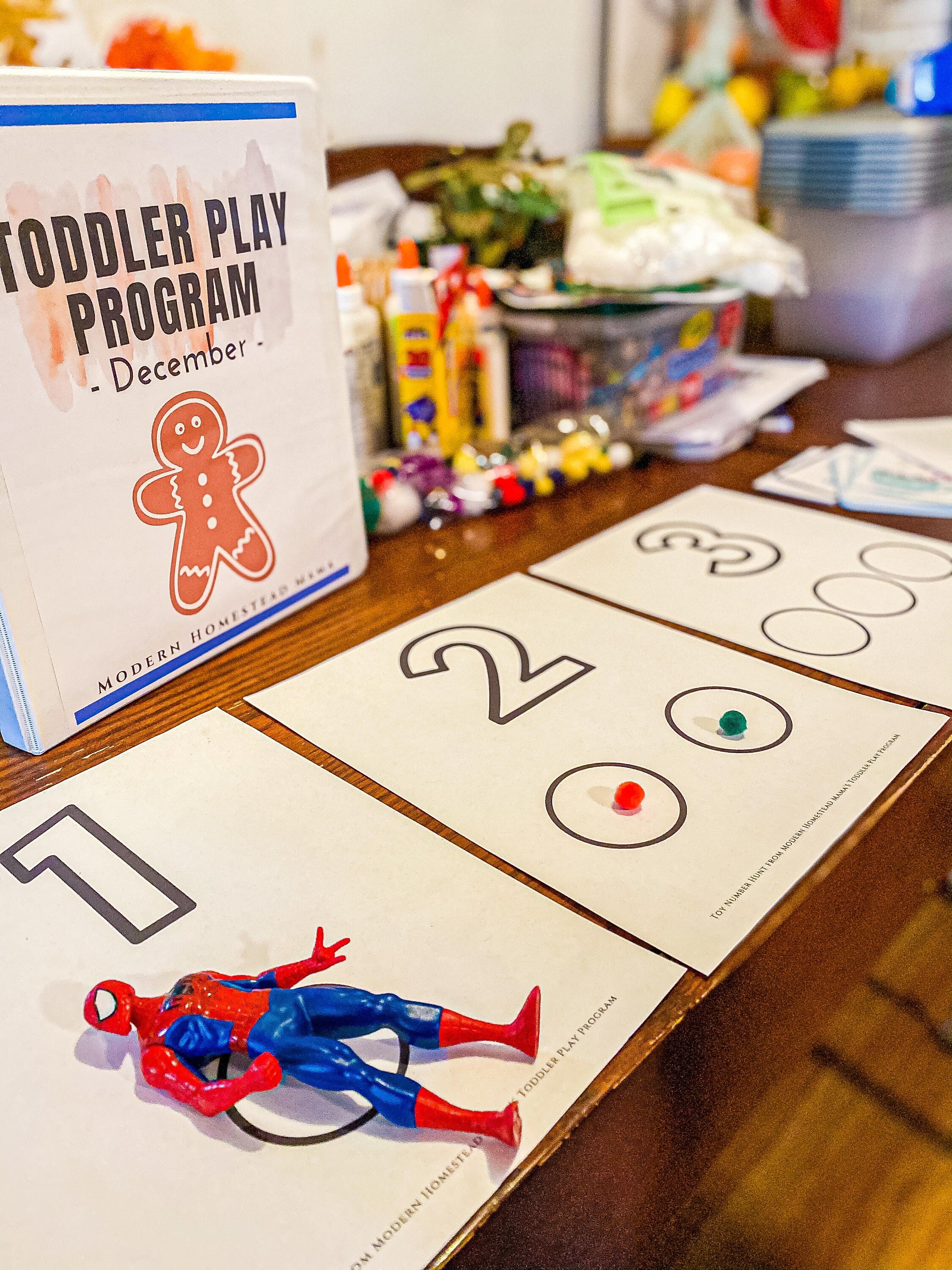 Toy Number Hunt Worksheet Set for Toddlers Play-based Open-ended Play ...