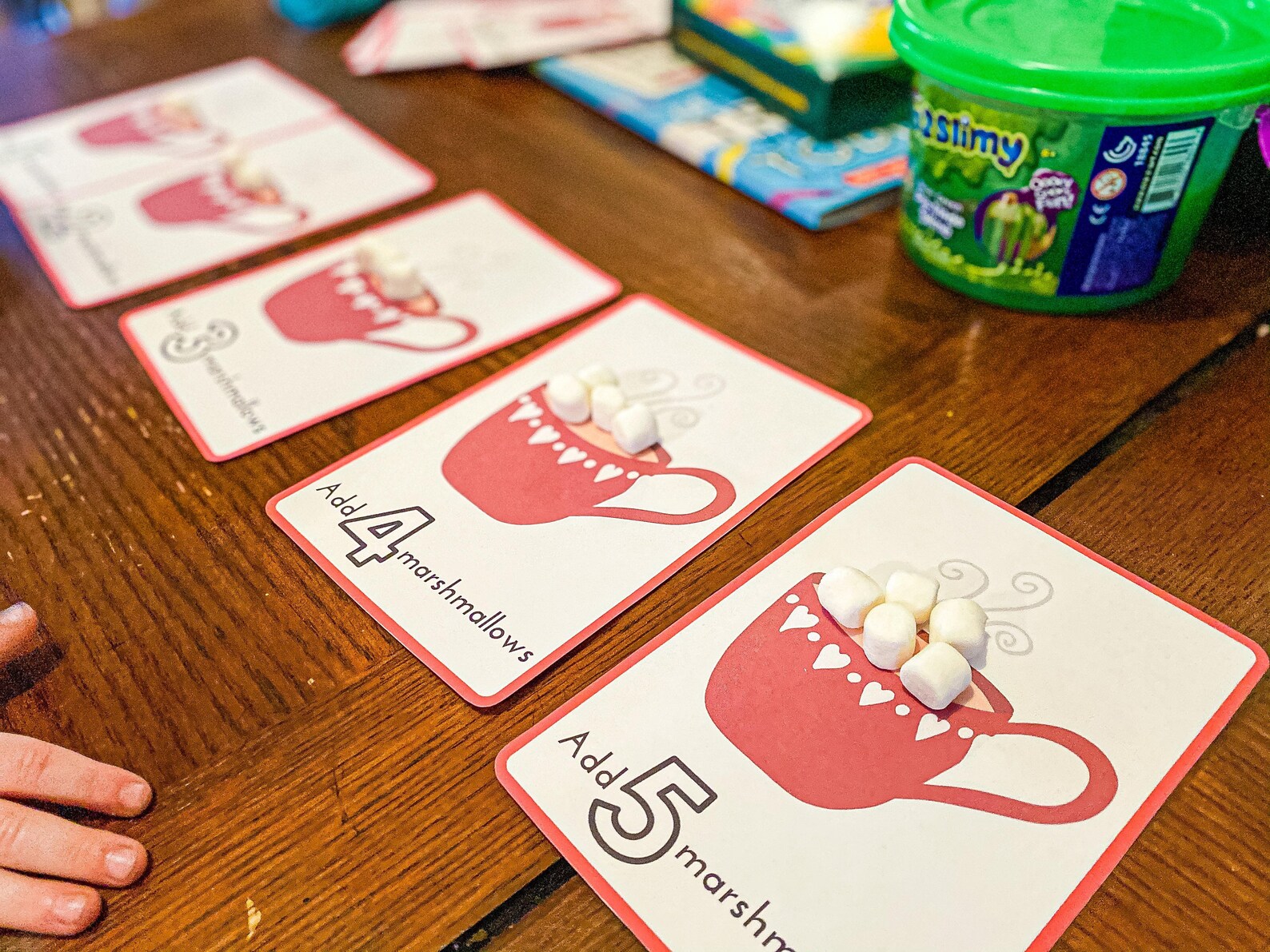 Winter Hot Cocoa Marshmallow Counting Mats Winter Math Printable ...