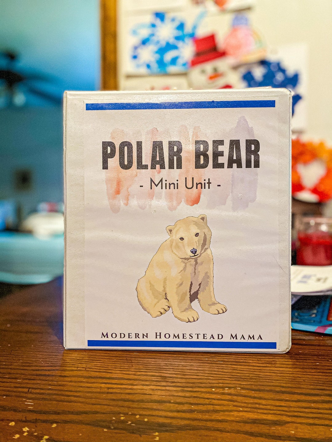 Polar Bear Mini Unit | Winter Study for Homeschool Pre-k Kindergarten ...