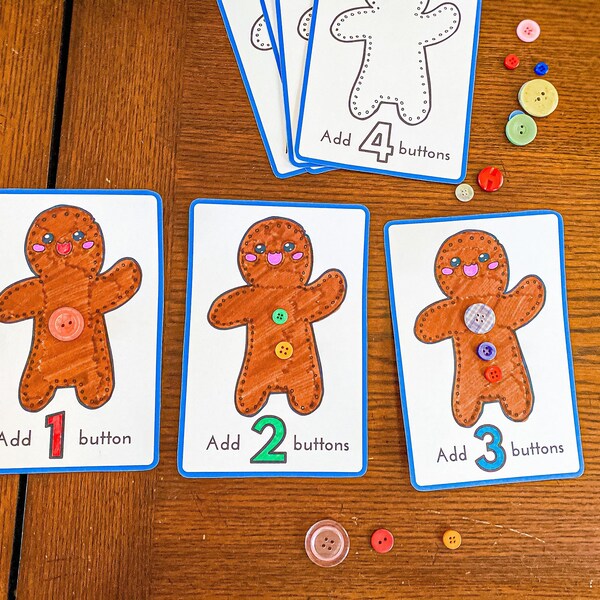 Gingerbread Man Button - Etsy