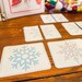 Snowflake Matching Game for Toddlers | Toddler Printable for Christmas ...