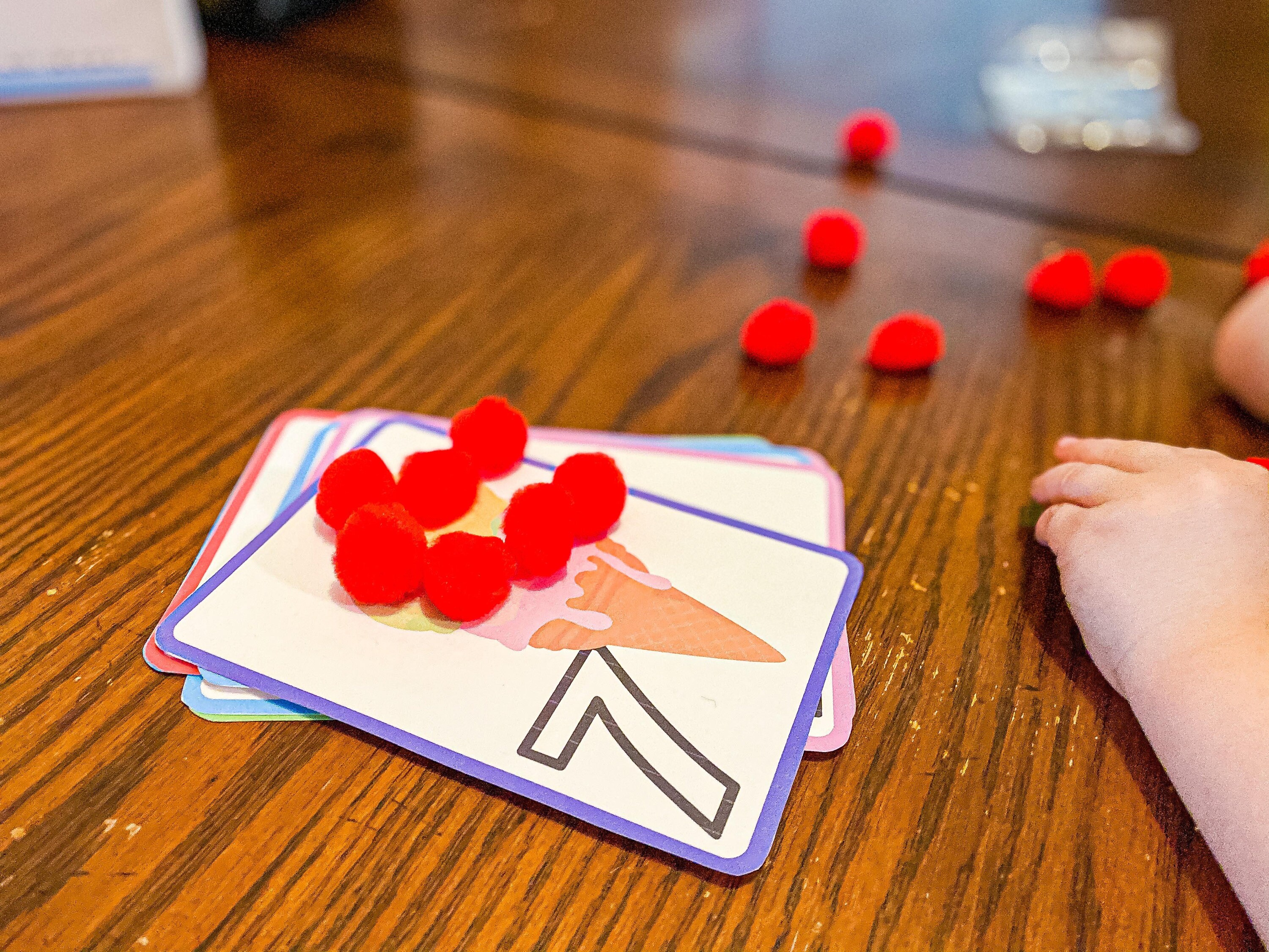 Ice Cream Pom-pom Counting Printable for Toddlers | Homeschool ...