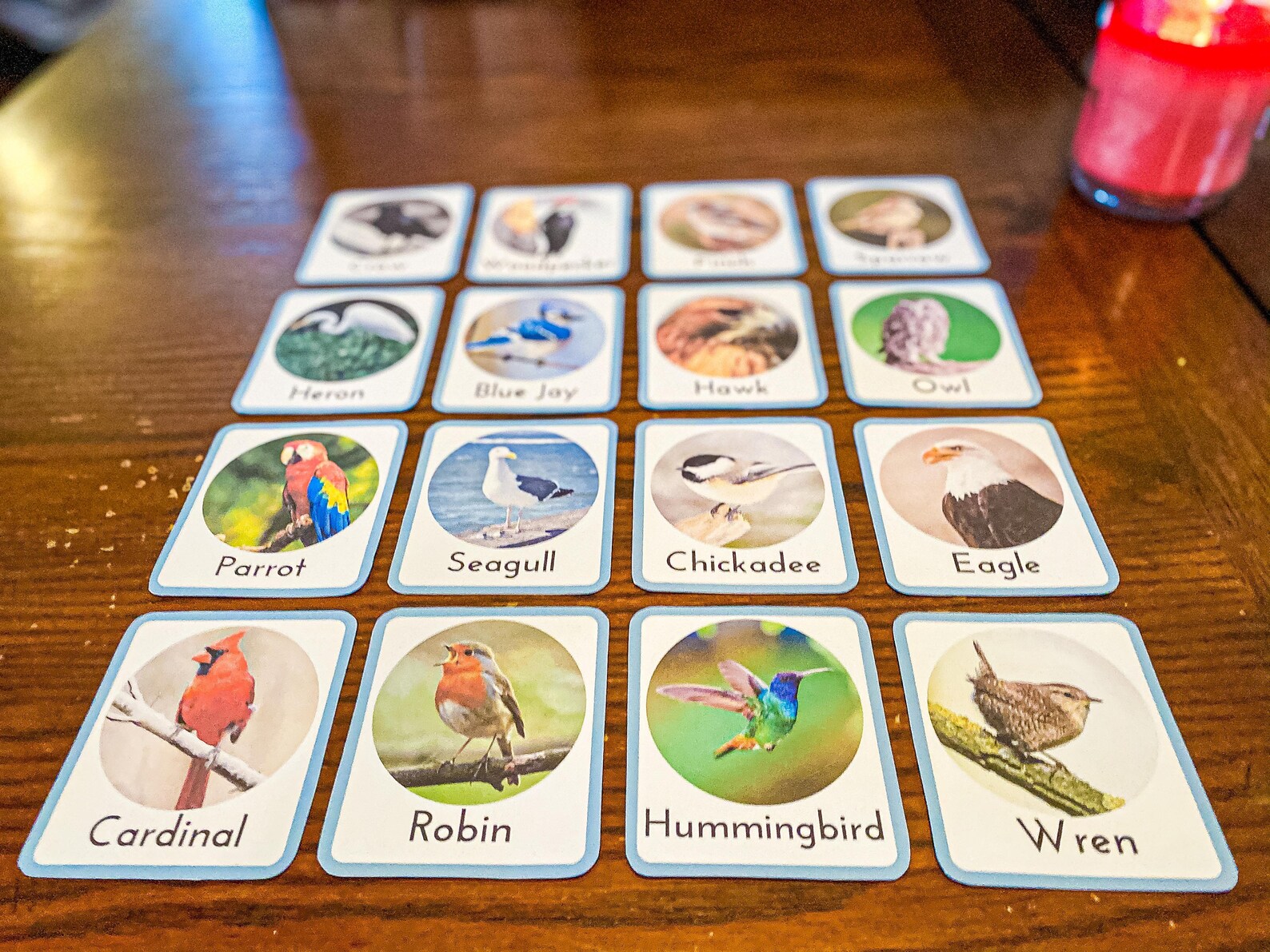 Realistic Montessori Bird Flashcards for Toddlers and Preschoolers ...