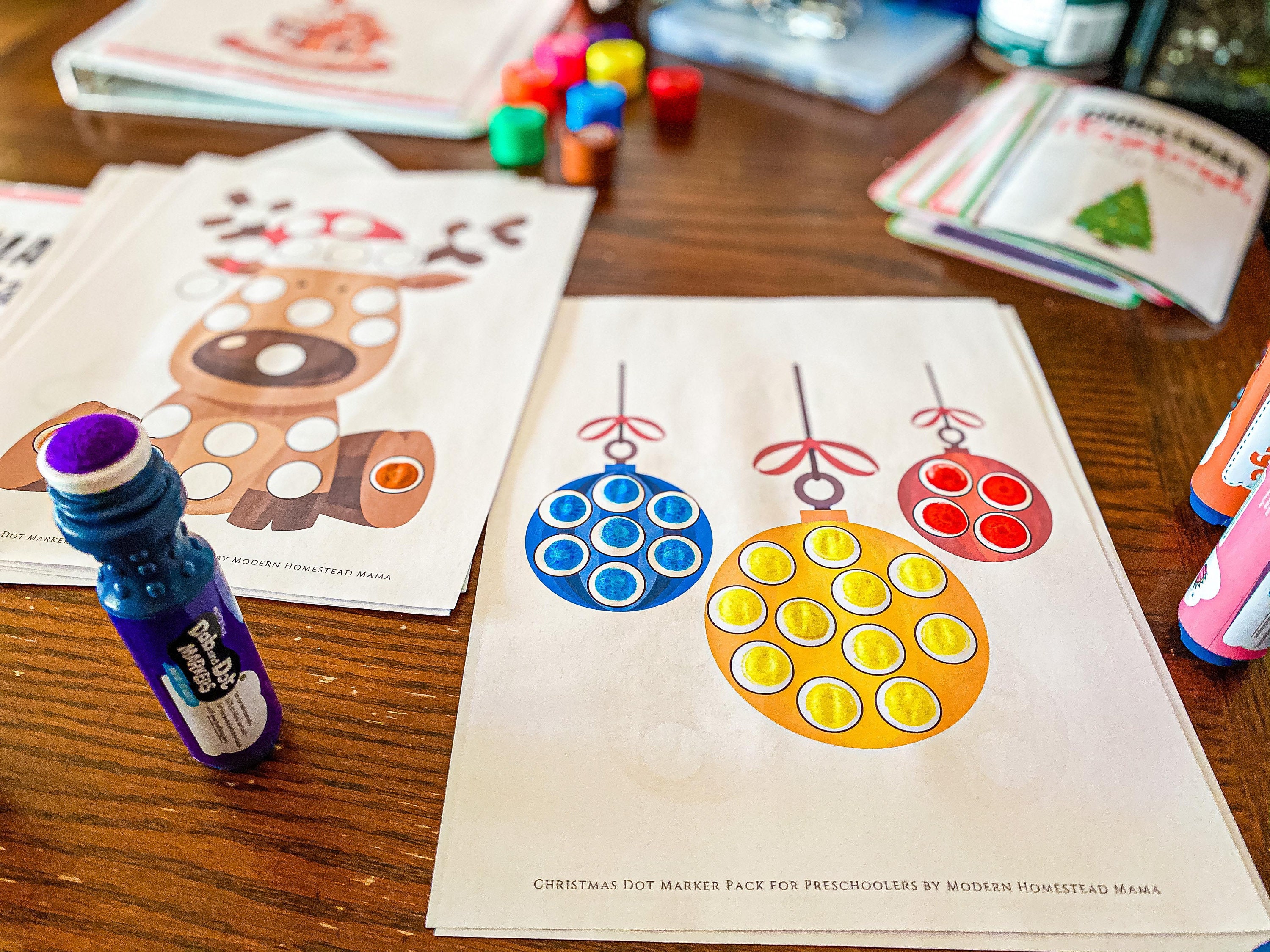Christmas Dot Marker Pack | Winter and Christmas Printable Pack for ...
