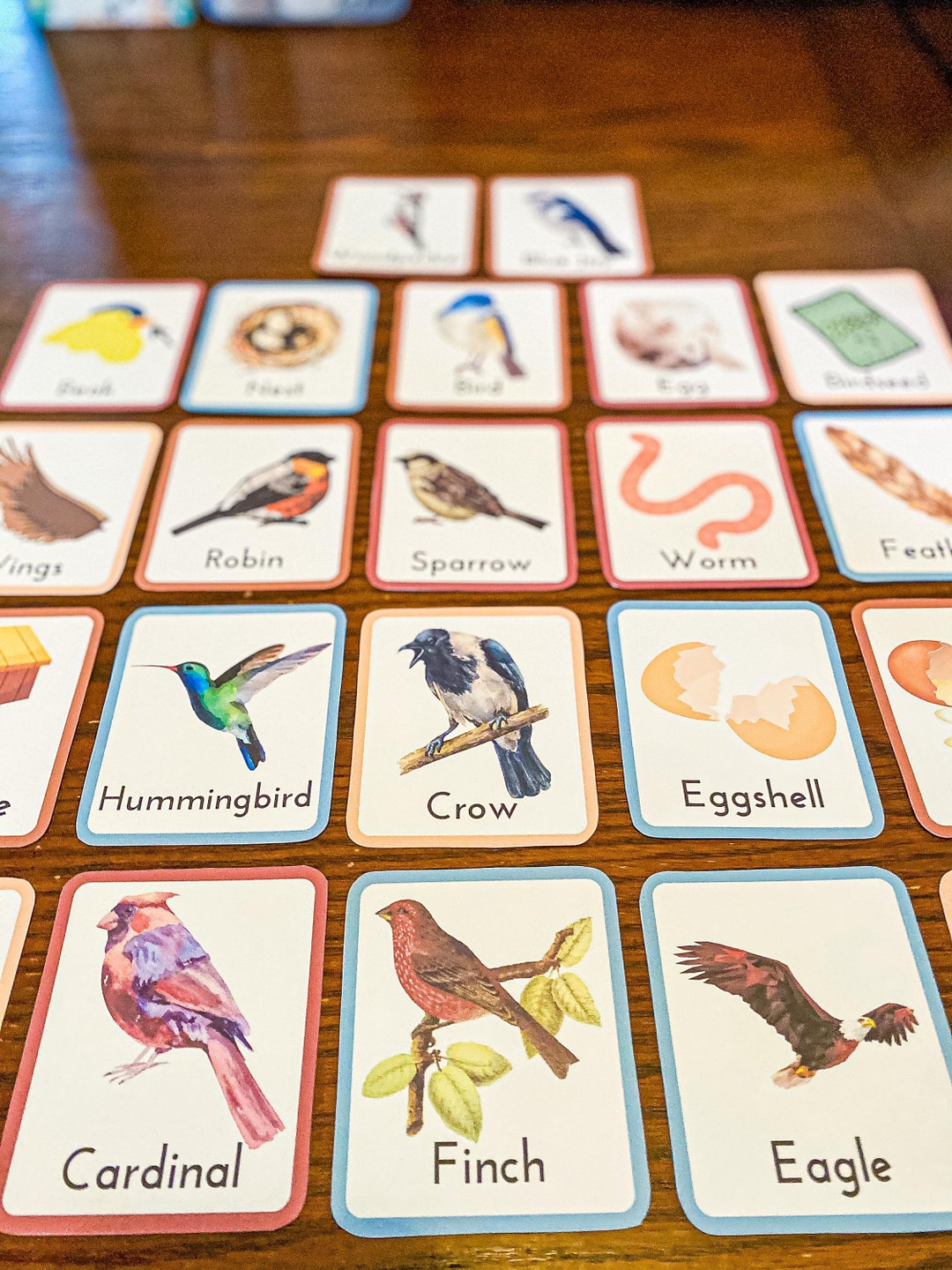 Bird Flashcards for Preschoolers | Bird Theme Pre-k Homeschool Unit ...