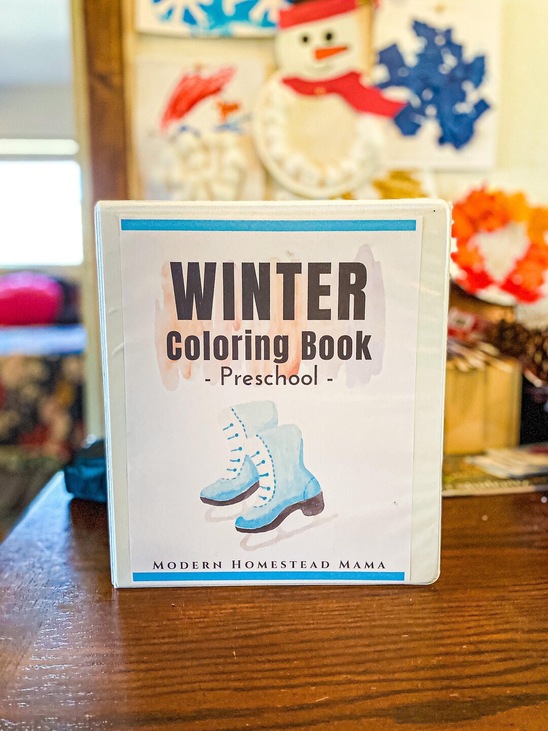 Winter Coloring Book Printable for Toddlers and Preschoolers ...