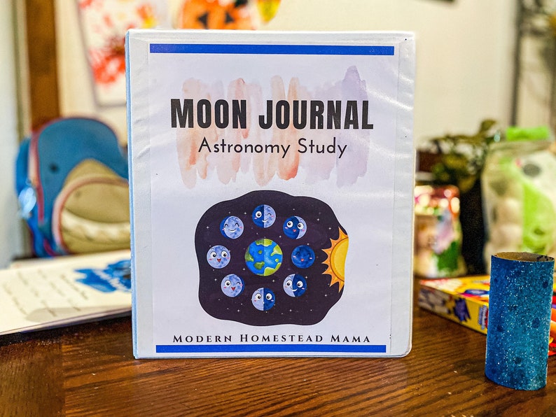 Moon Observation Journal for Kids Astronomy Study Homeschool - Etsy Canada