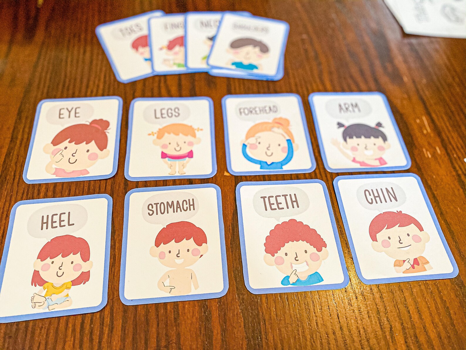 Body Part Flashcards | Printable Flashcards to Teach Preschoolers About ...