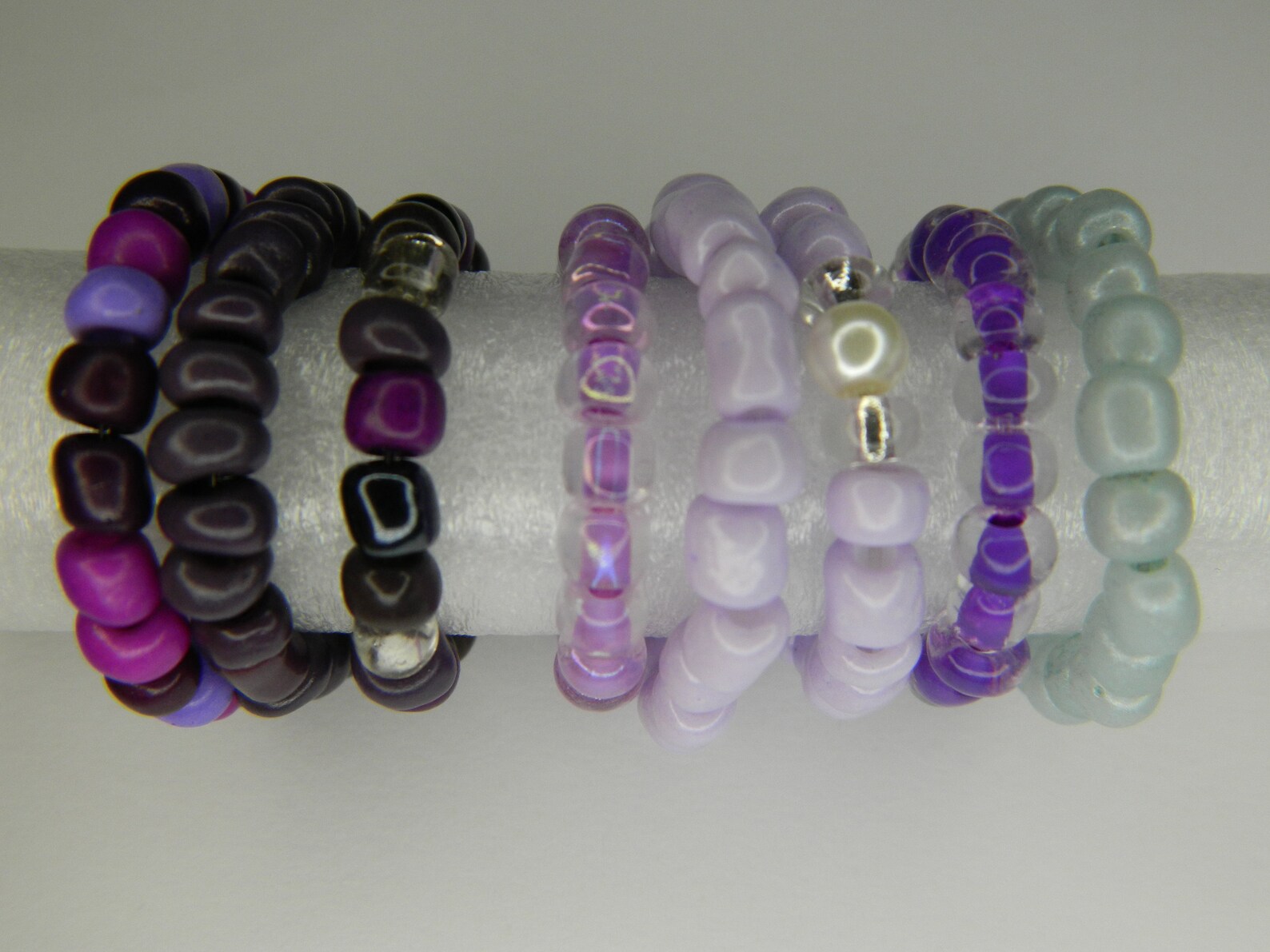 Handmade Seed Bead Ring Custom Bead Ring Stackable Ring | Etsy