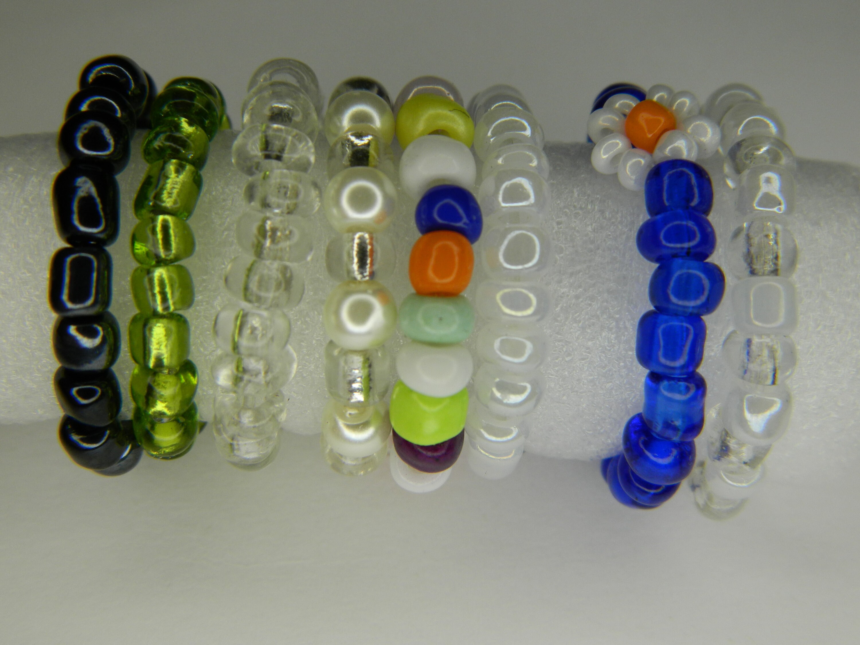 Handmade Seed Bead Ring Custom Bead Ring Stackable Ring - Etsy