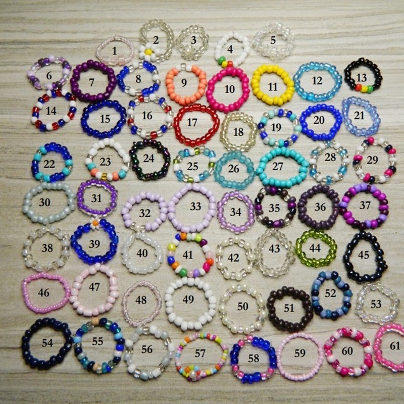 Seed Bead Ring - Etsy