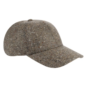 Irish - Donegal Tweed Baseball Cap - Donegal Fleck - Ireland ...