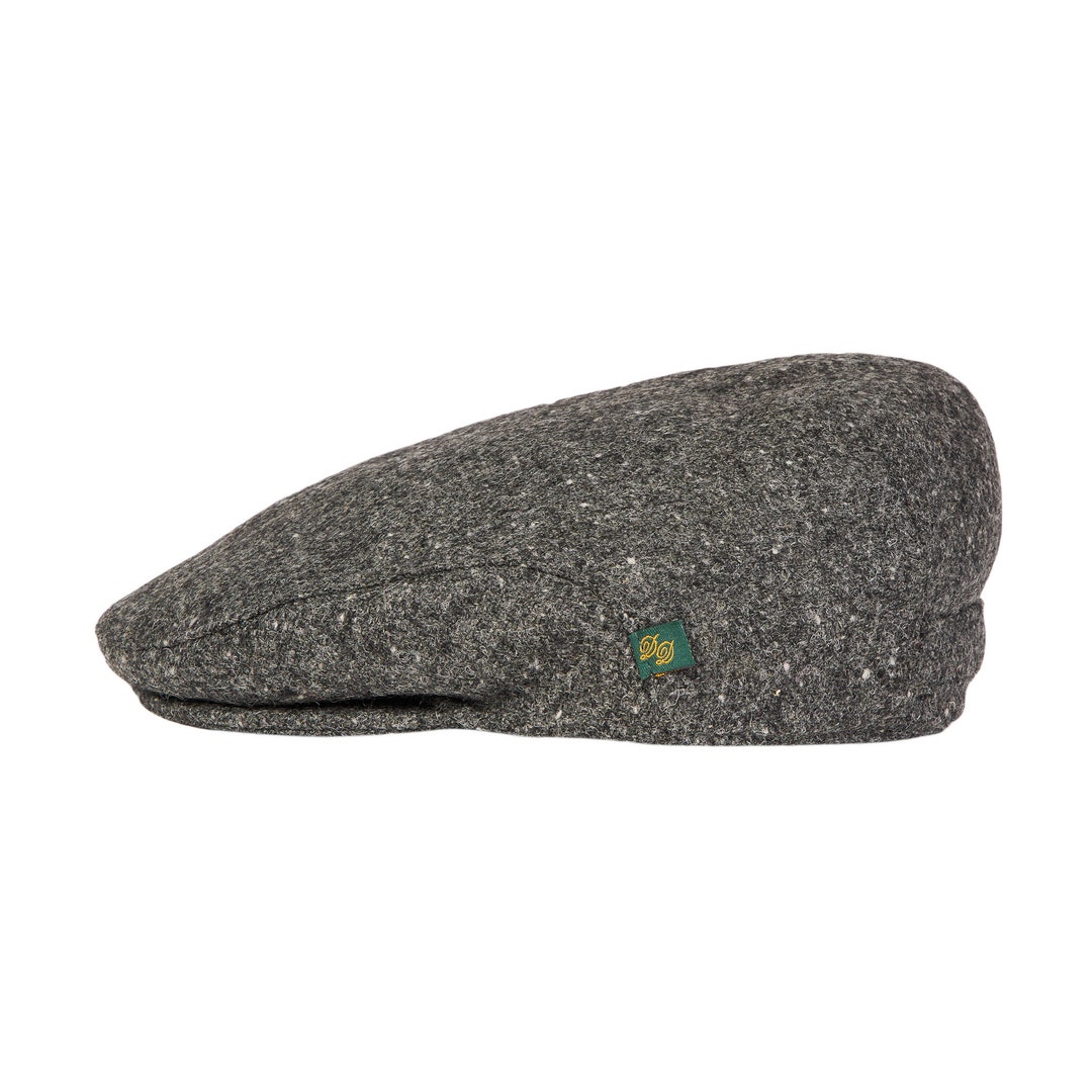 Irish - Donegal Tweed Flat Cap - Grey Donegal Fleck - Ireland ...