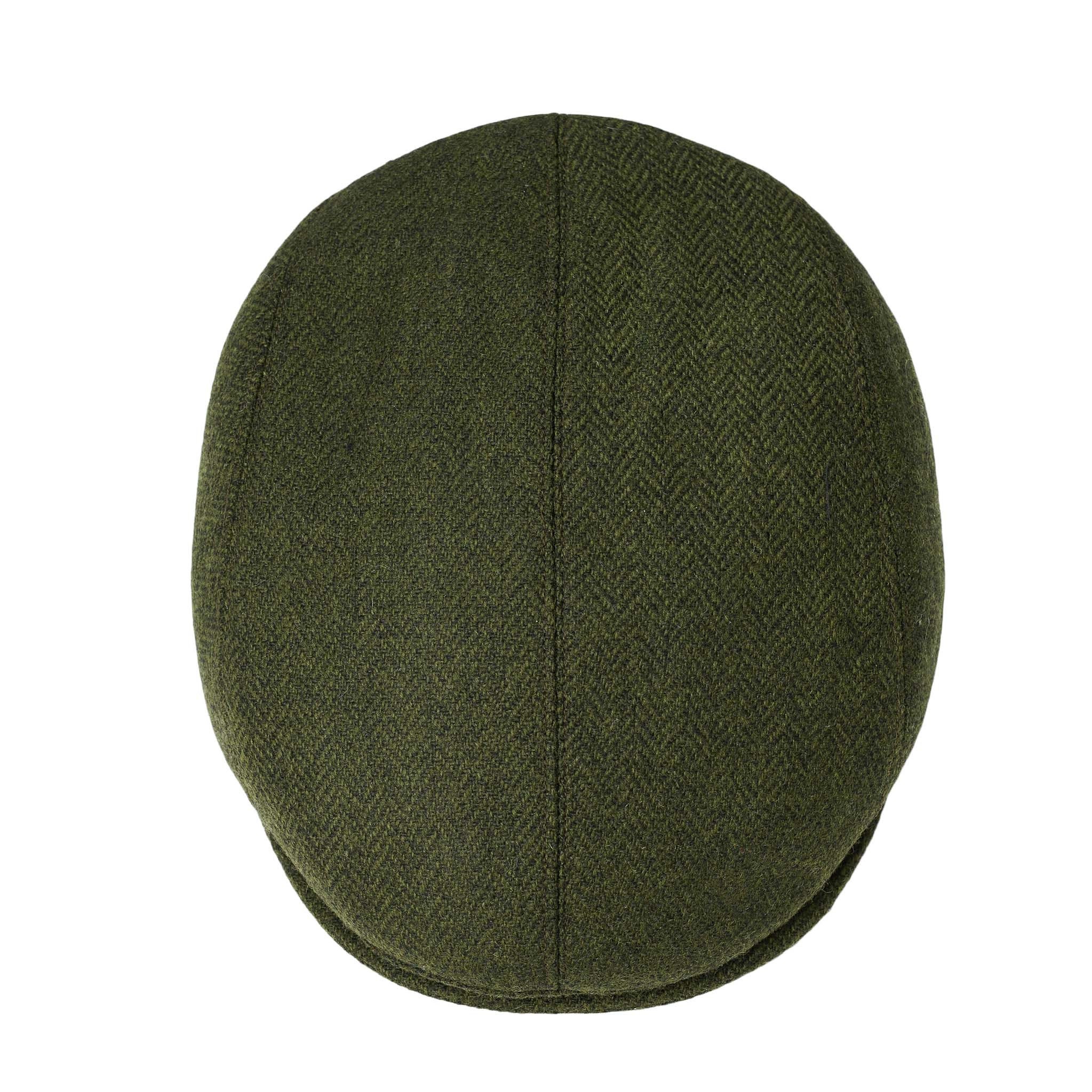 Irish Donegal Tweed Driving Cap green Herringbone Ireland - Etsy