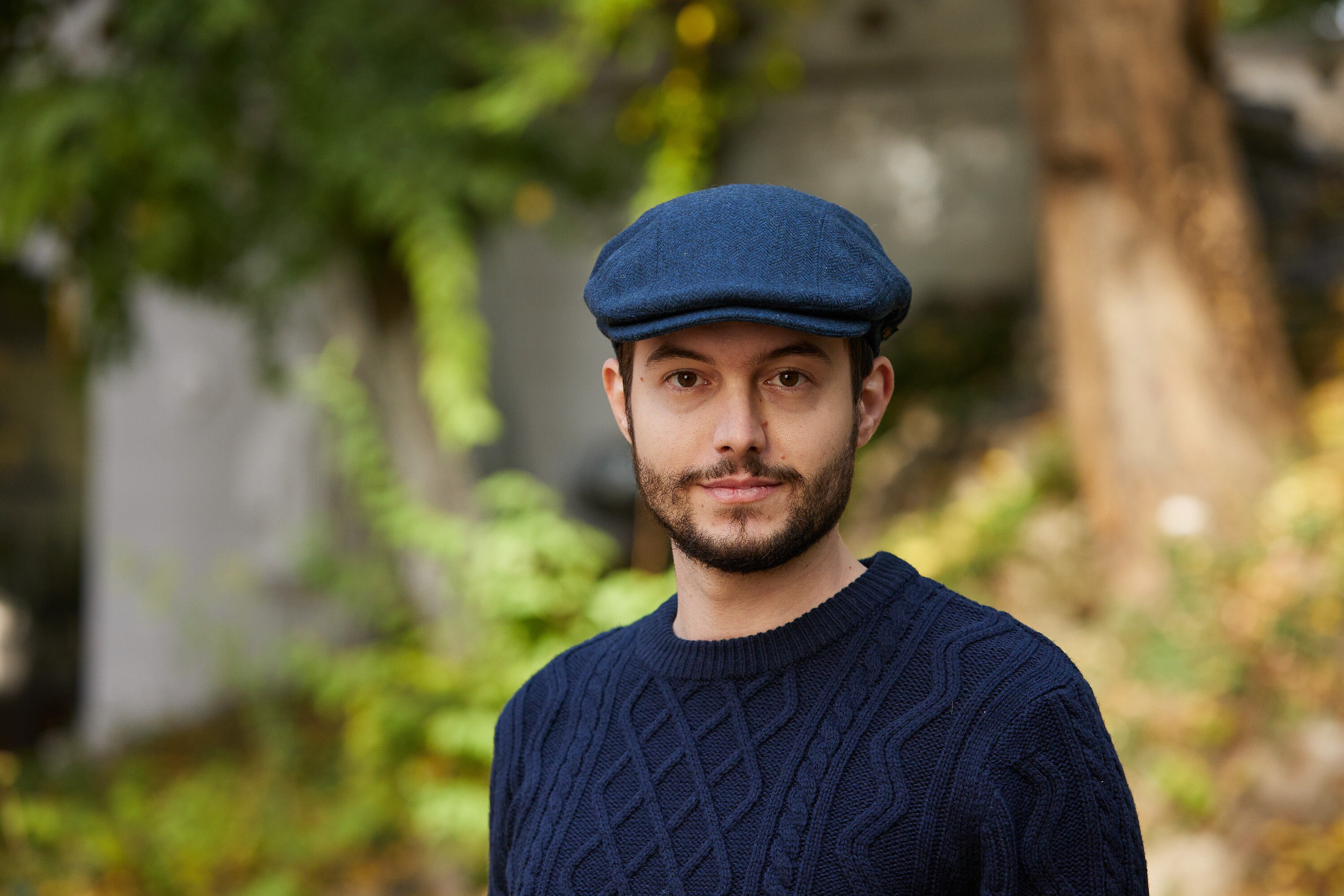 Irish Donegal Tweed Peaky Cap Navy Herringbone Ireland | Etsy