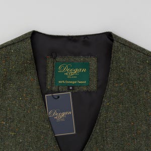 Irish - Donegal Tweed Waistcoat - Donegal Green Fleck - Ireland ...
