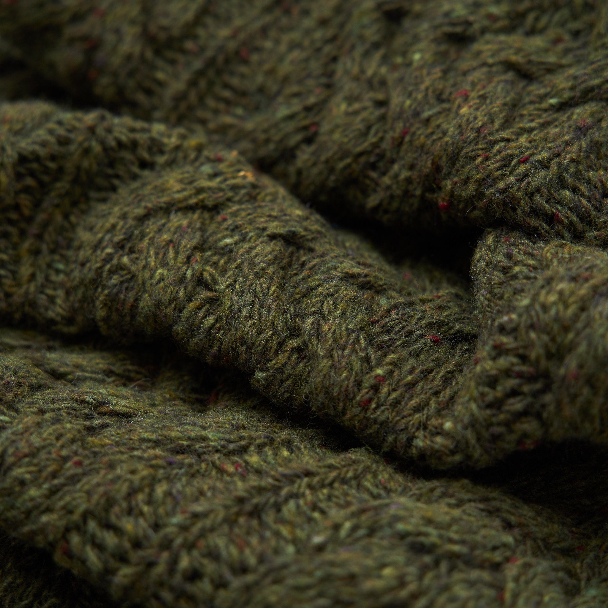Irish Donegal 100% Merino Wool Aran Scarf Donegal Forest - Etsy