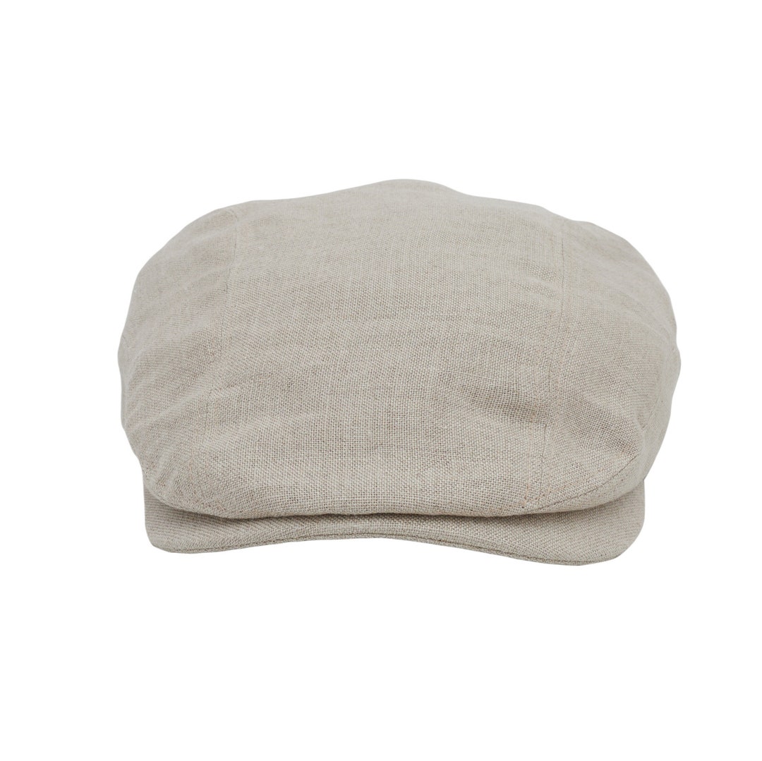 Irish Linen Peaky Cap - Natural - Ireland - Handcrafted - Unisex - Etsy