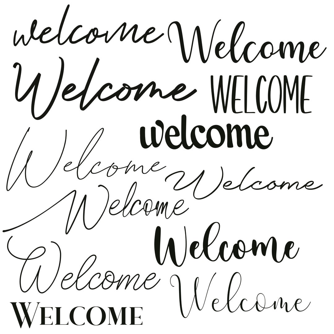 Welcome SVG | Welcome PNG | JPEG | Digital Download | Welcome Sign ...