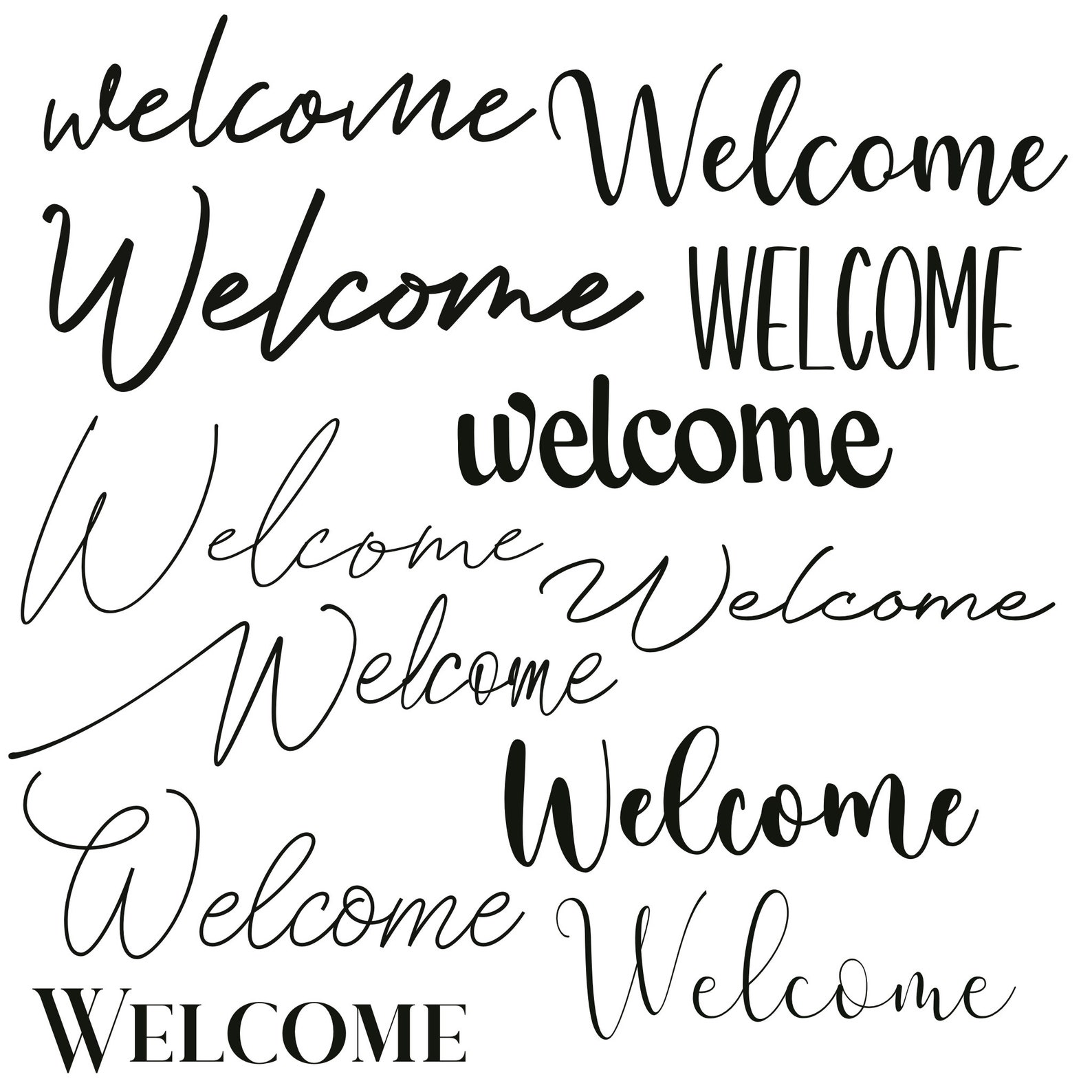 Welcome SVG | Welcome PNG | JPEG | Digital Download | Welcome Sign ...