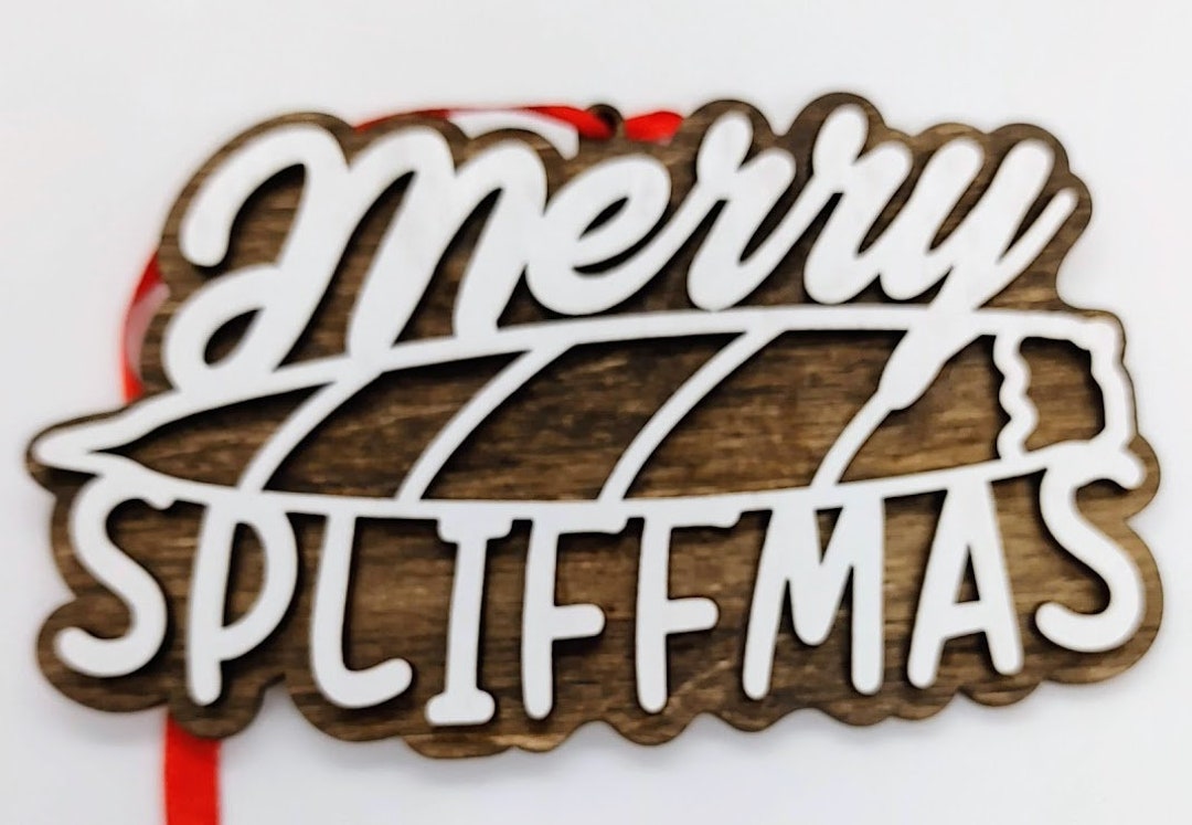 Weed Ornaments merry Spliffmas Funny Ornaments. White Elephant Gifts ...