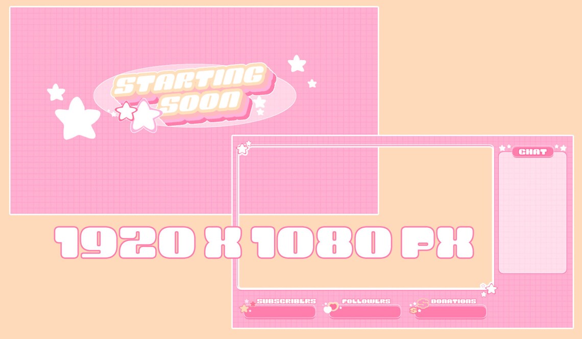 Pink Webcore Style Stream Pack - Etsy