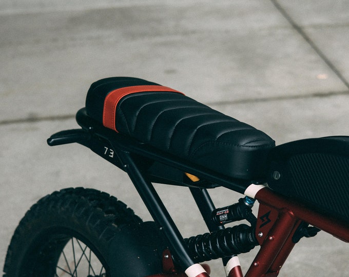 Super73 E-bike Seat and Grips. Fits the SG1, S2 and RX. Black With Red ...