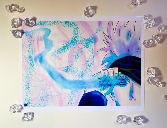 Gojo Satoru Print | Etsy