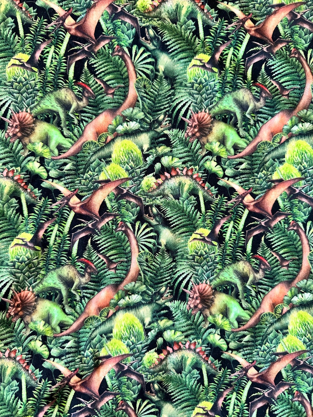 Dinosaur Fabric, Cotton Spandex, Dino Fabric for Boys, Dino Fabric for ...