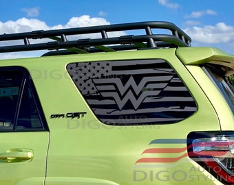 American Flag 4runner Window Decal - Etsy