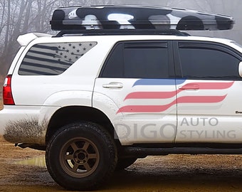 American Flag 4runner Window Decal - Etsy