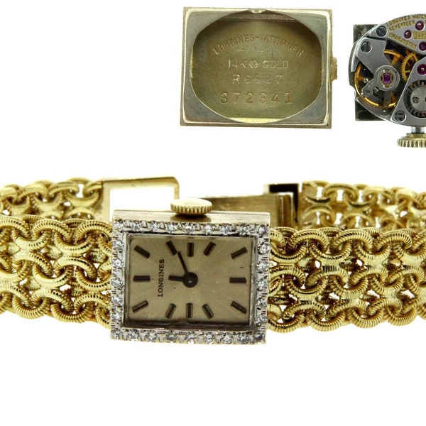 14k Gold Watch - Etsy