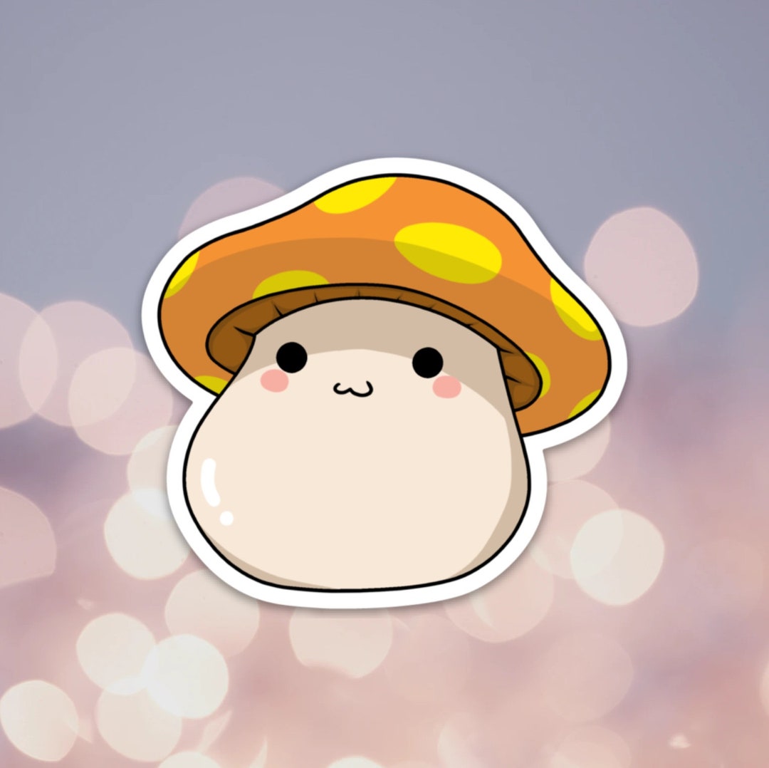 Maplestory Orange Mushroom Vinyl Sticker: Waterproof Laptop Decal - Etsy